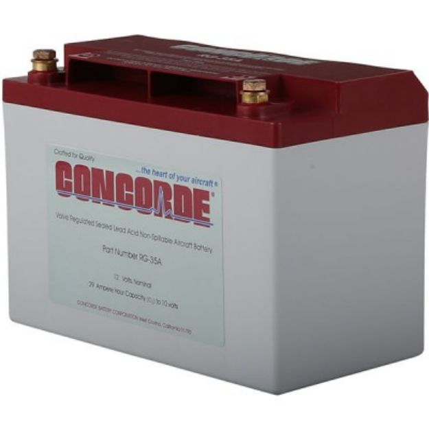 RG-35A | LEAD ACID BATTERY 12 V 29 AH Concorde Battery - Air Power Inc